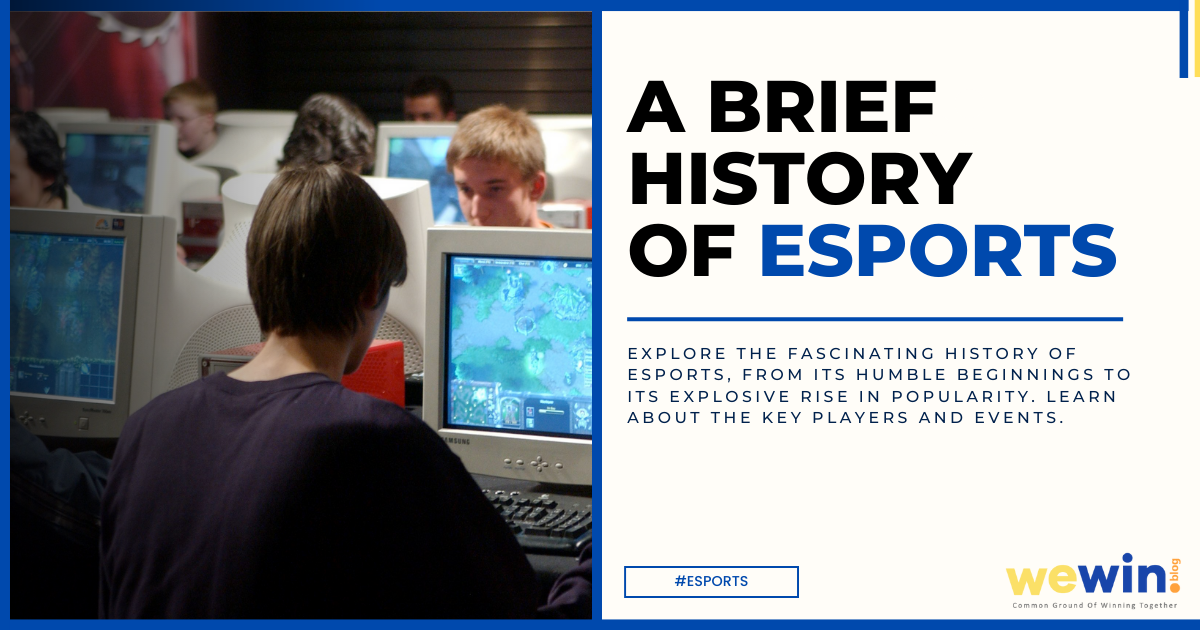 Keep Calm And Carry On Playing: A Brief History Of eSports